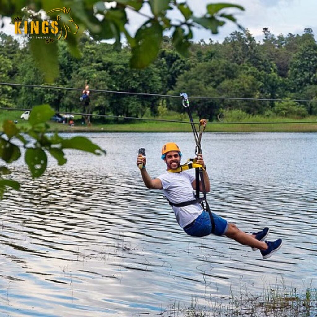 Zip Line - Kings Resort Dandeli - Best Jungle Resort in Dandeli